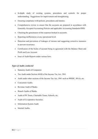 A.k.a & co. internship rpoject report | DOCX
