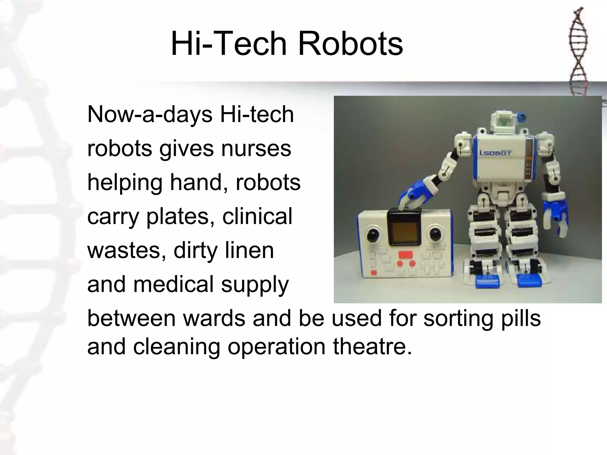 robotics in medical science | PPTX