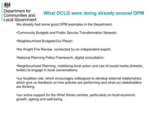 DCLG | PPT | Family and Relationships