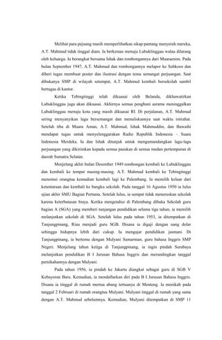 Sinopsis Biografi - A.t. mahmud meniti pelangi | DOC