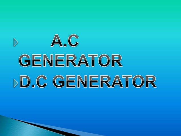 How an AC generator produces alternating current | PPT