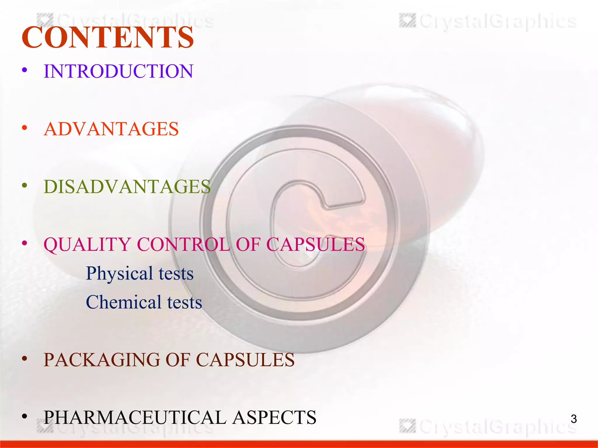 QUALITY CONTROL OF CAPSULES | PPT