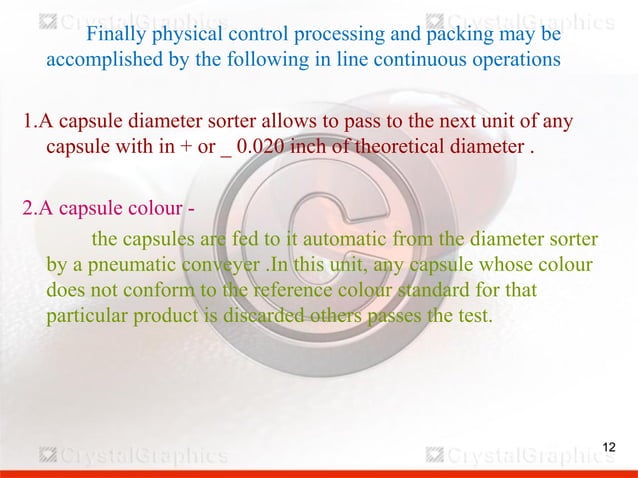 QUALITY CONTROL OF CAPSULES | PPT | Chemistry | Science