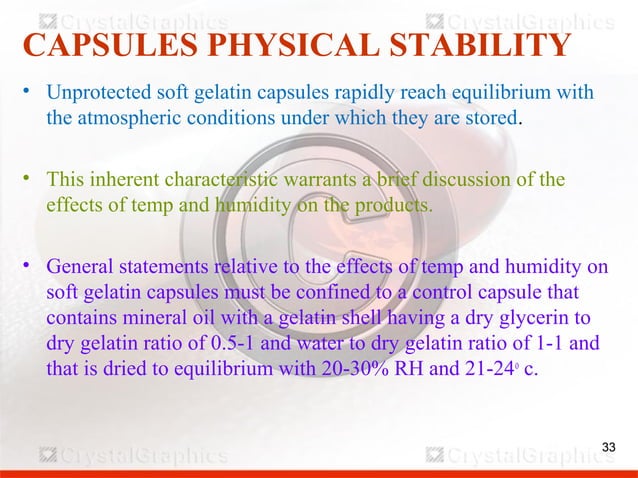 QUALITY CONTROL OF CAPSULES | PPT | Chemistry | Science