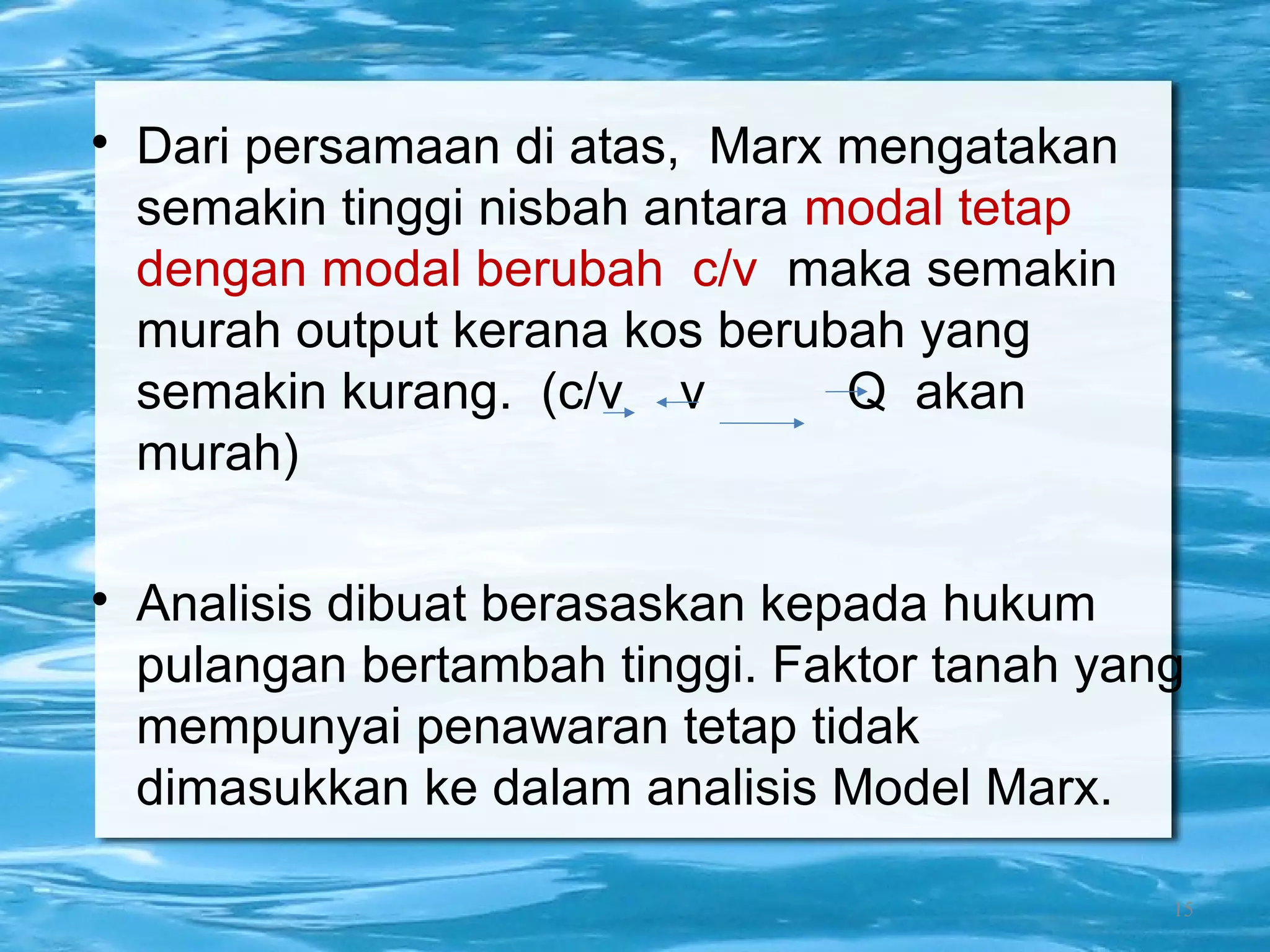Ekonomi - Model ricardo-karlmarx | PPT