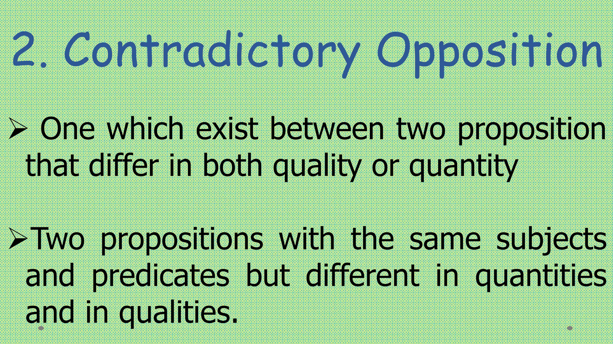 Logical Opposition (Social Philosophy and Logic) | PPTX