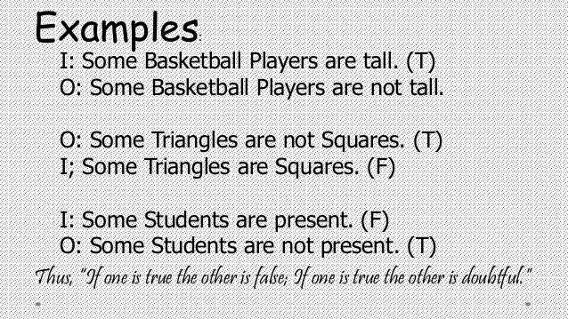 Logical Opposition (Social Philosophy and Logic)