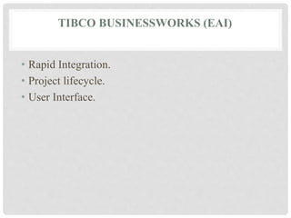 What is tibco. Look at an introduction to tibco software | PPTX