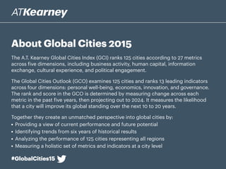 Global Cities 2015 | A.T. Kearney | PDF