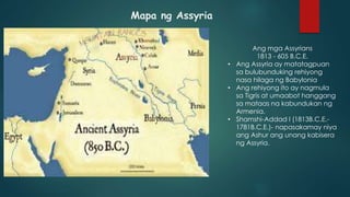 Assyrian Empire a.p. presentation | PPTX
