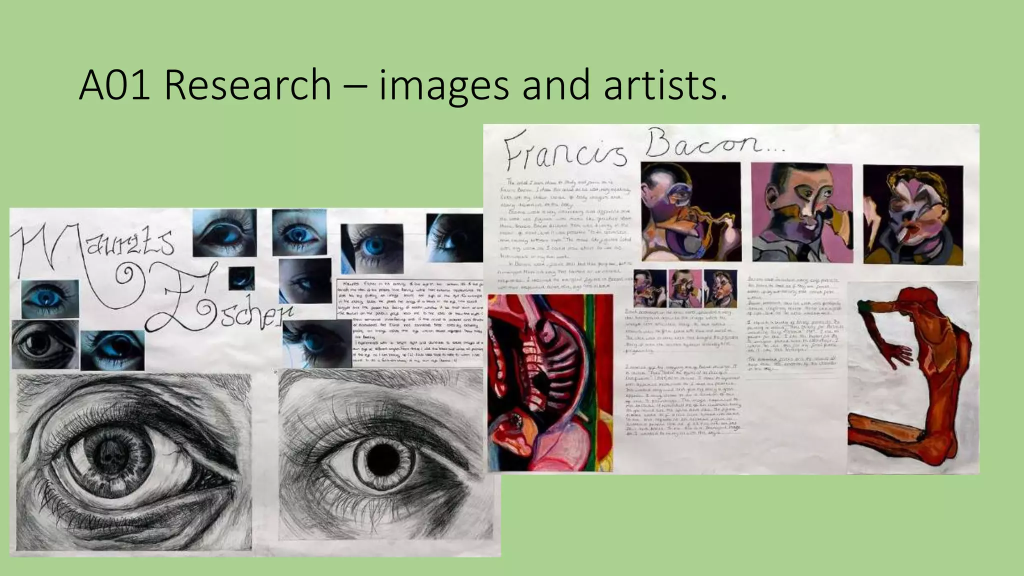 A Grade GCSE Art and Design Coursework | PPTX