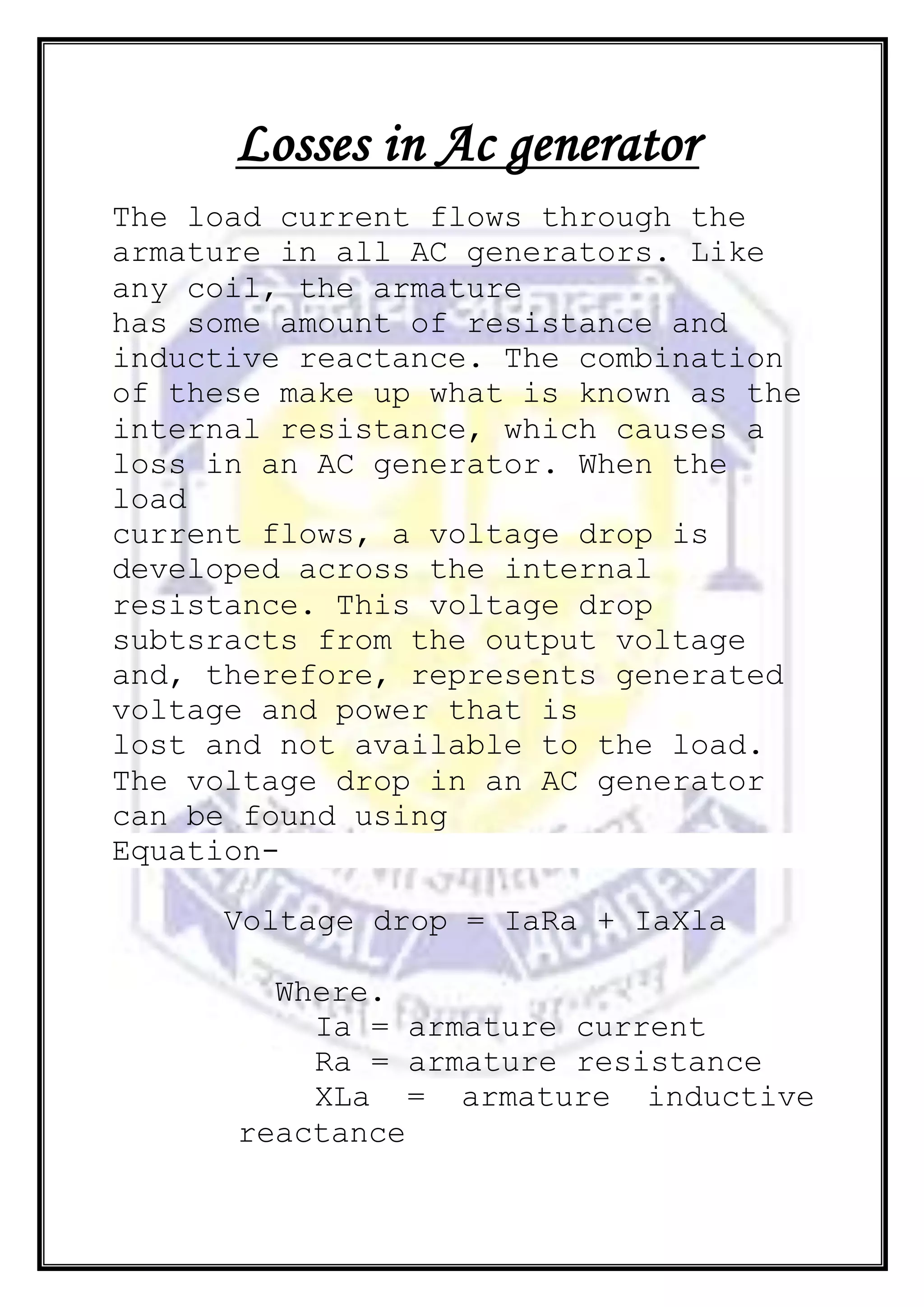 A. c. generator by sujay class 12th | DOCX