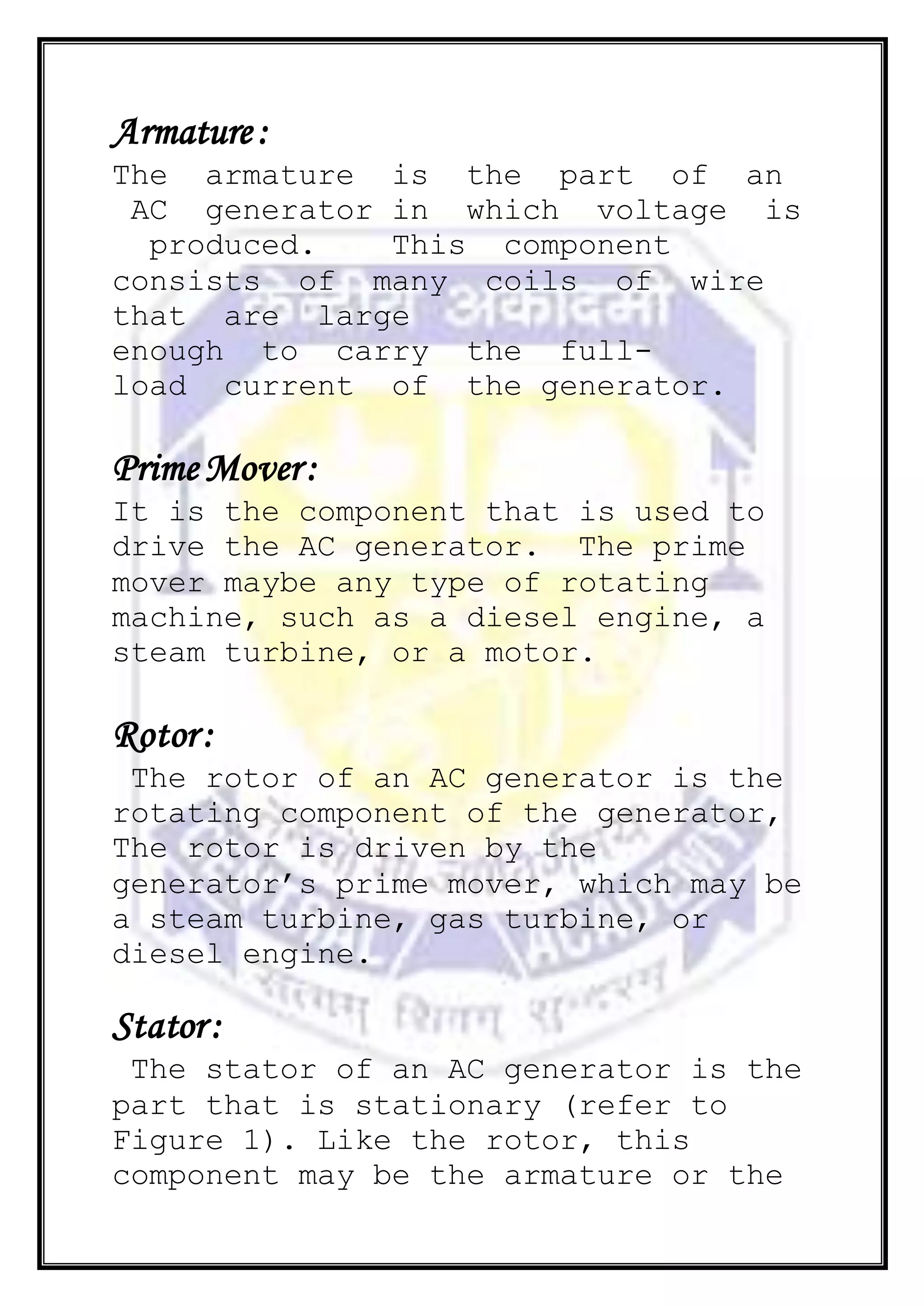 A. c. generator by sujay class 12th | DOCX