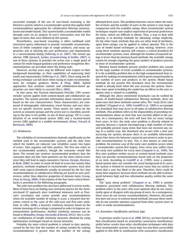 A Hybrid Recommendation Approach For A Tourism System Pdf