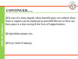 Nano IC Engine | PPTX