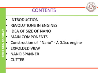 Nano IC Engine | PPTX