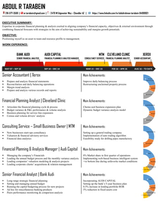 A.Tarabein Resume16 | PDF
