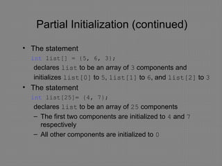 C++ Arrays | PPT