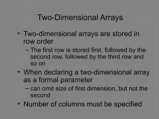 C++ Arrays | PPT