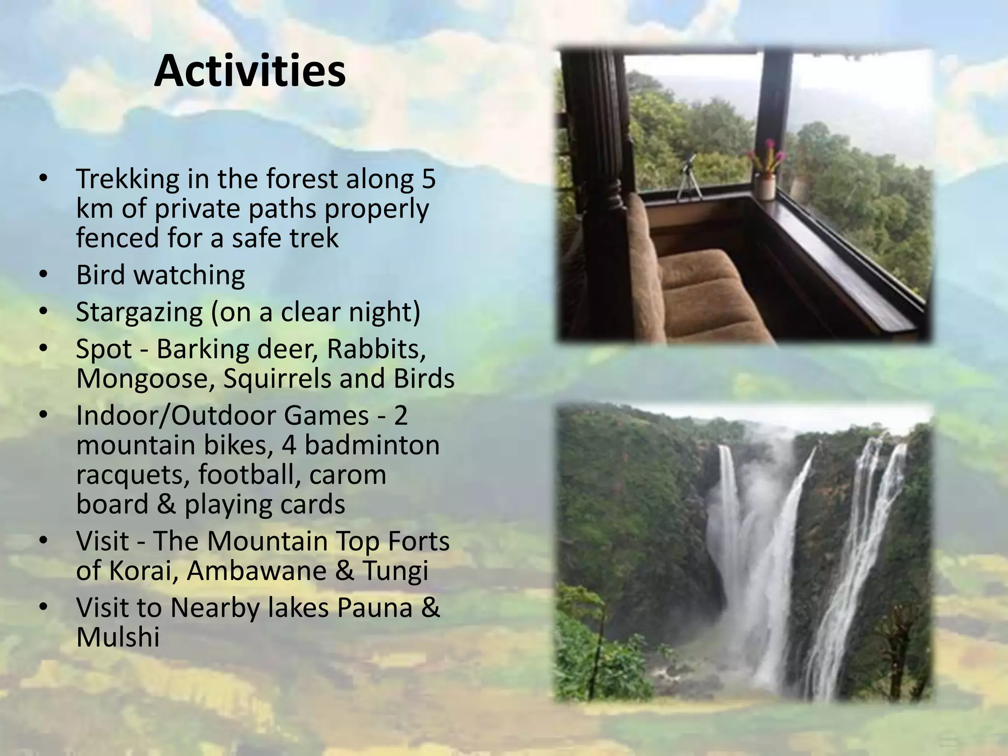 ECO RESORT A.d. case study machan lonavla | PPTX