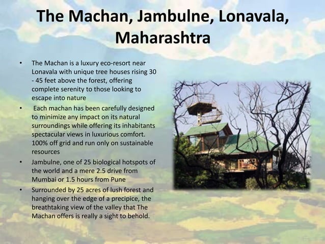 ECO RESORT A.d. case study machan lonavla | PPTX | Landscaping | Home ...