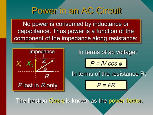 A.c circuits | PPT