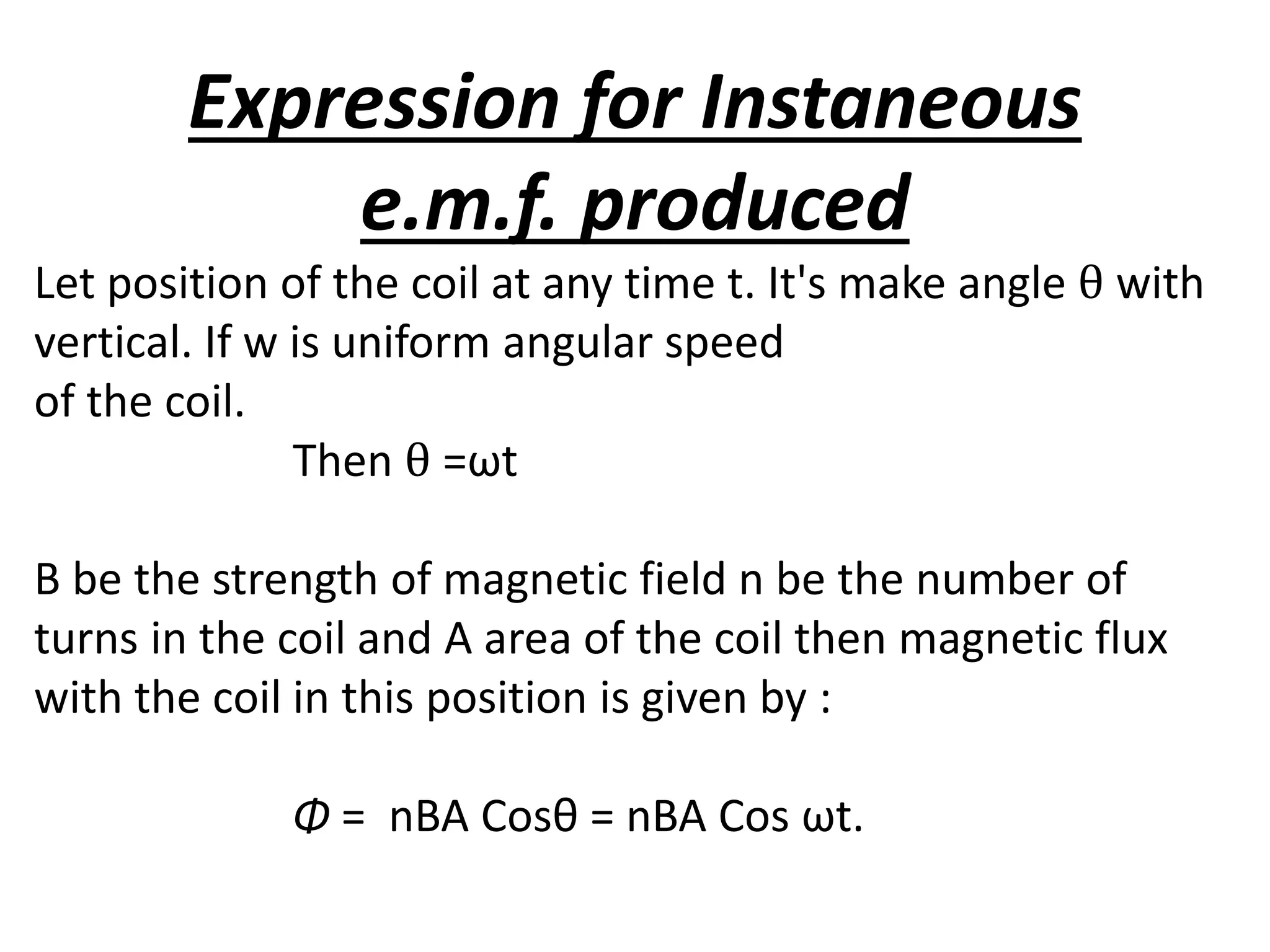 A.c. generator | PPTX