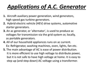 A.c. generator | PPTX