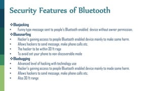 Bluetooth Technology | PPTX