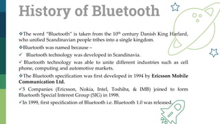 Bluetooth Technology | PPT