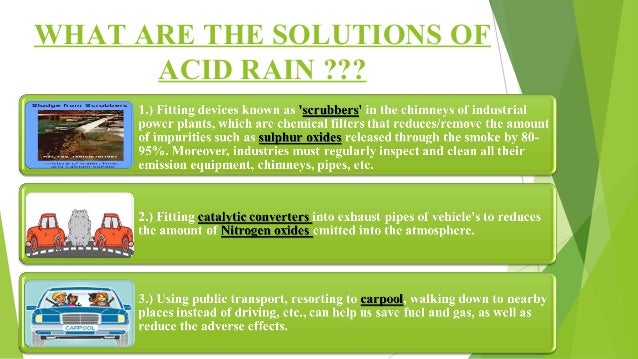 ACID RAIN (CAUSES, EFFECTS, & SOLUTION) BY- KUMAR SHUBHAM (B.PHARM-…