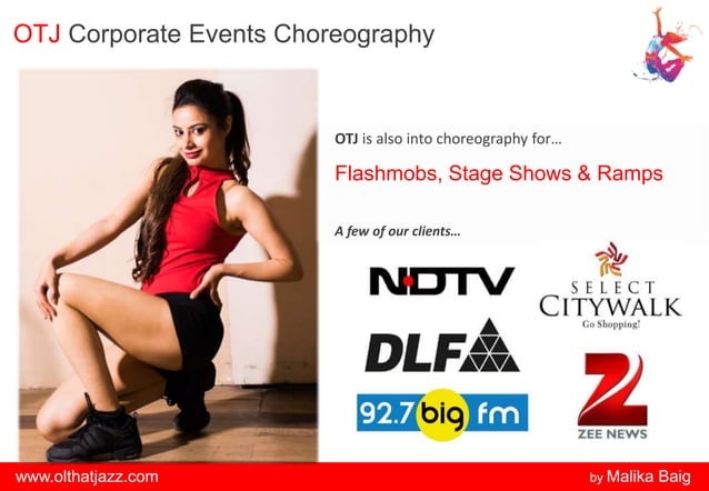 Malika Baig, Ol' That Jazz - Profile & Portfolio | PPTX