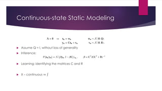 A unifying review of linear Gaussian Models | PDF