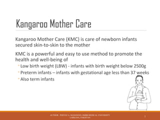 Kangaroo Mother Care | PPT
