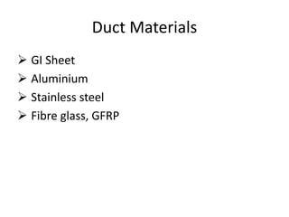 A.C. Duct | PPTX