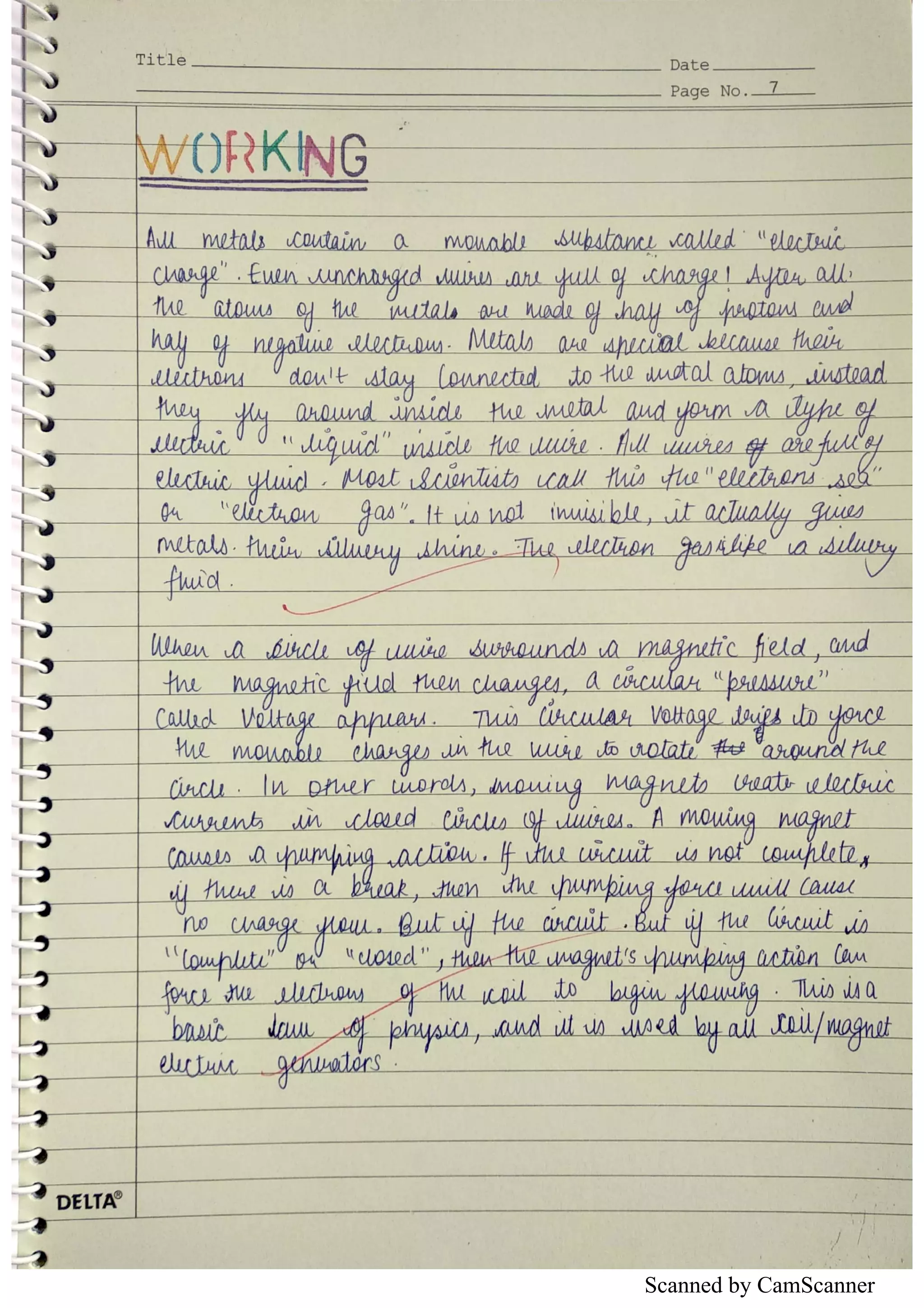 A.C. Generator or Motor - Physics Investigatory Project Class 12 CBSE | PDF