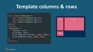 Webtraining Zone - Grid CSS | PPT