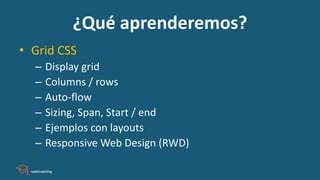 Webtraining Zone - Grid CSS | PPT