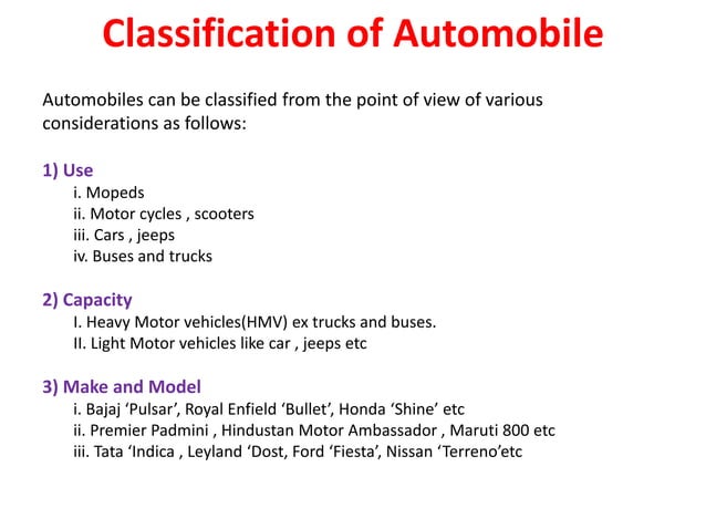 A.e. unit 1 introduction & vehicle layout | PDF | Auto Type | Automotive