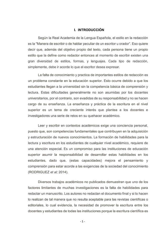 A. estilos de redaccion | PDF