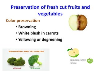 Post-harvest physiological approaches for preservation of Fruits and ...