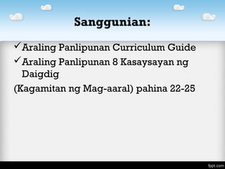 A.P 8 # 2 Ang Mga Kontinente | PPT