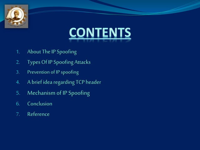 Ip Spoofing | PPT