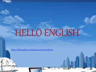 Teaching Grammar Using Hello English | PPTX