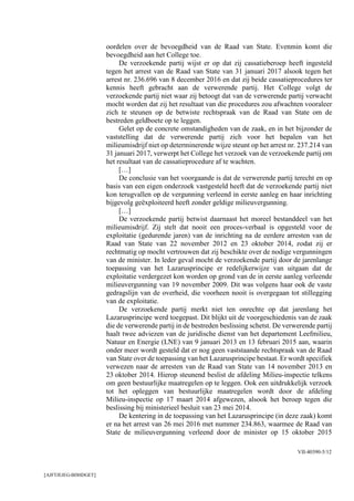 Zandgroeve Huldenberg op bord Raad van State | PDF