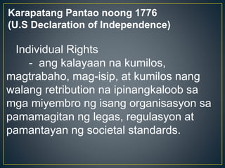 Kasaysayan ng Karapatang Pantao sa Daigdig | PPTX