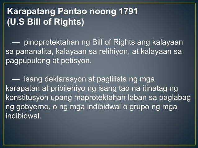 Kasaysayan ng Karapatang Pantao sa Daigdig | PPTX