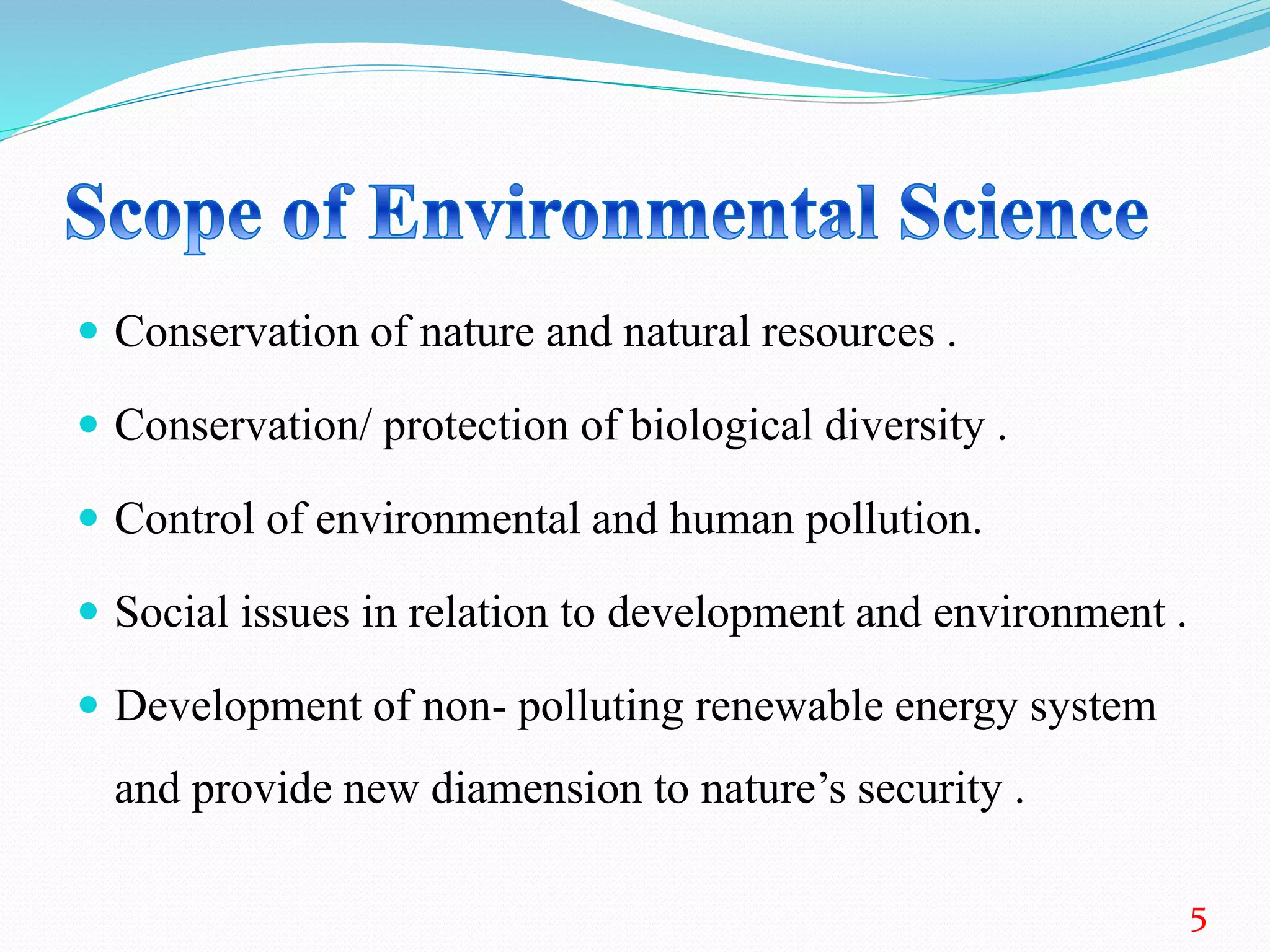 Multidisciplinary Nature Of Environmental studies | PPTX