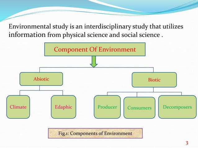 Multidisciplinary Nature Of Environmental studies