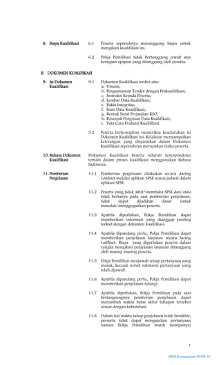 A. standar dokumen kualifikasi | PDF